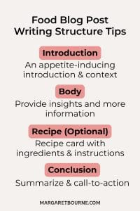 How To Write A Food Blog Post With A Recipe: Delicious Tips